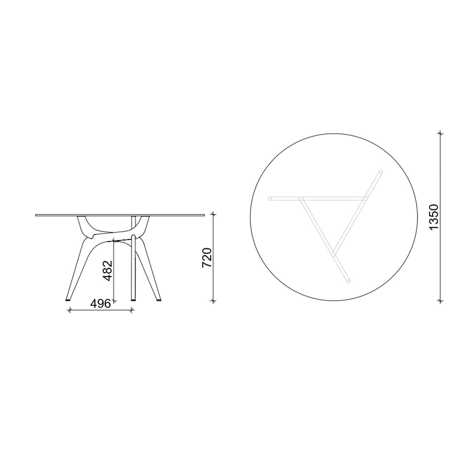 TRIIIO Dining Table | Brdr. Krüger Danish Design & Craft since 1886